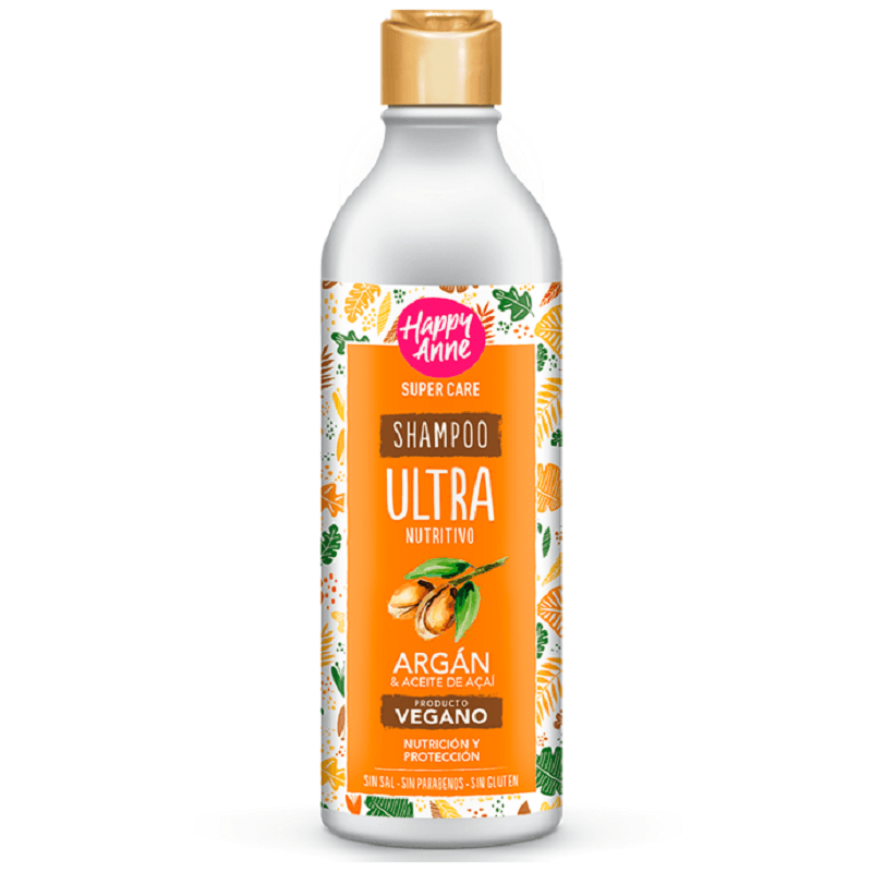 SHAMPOO HAPPY ANNE*340ML ACEITE ARGAN &ACAI