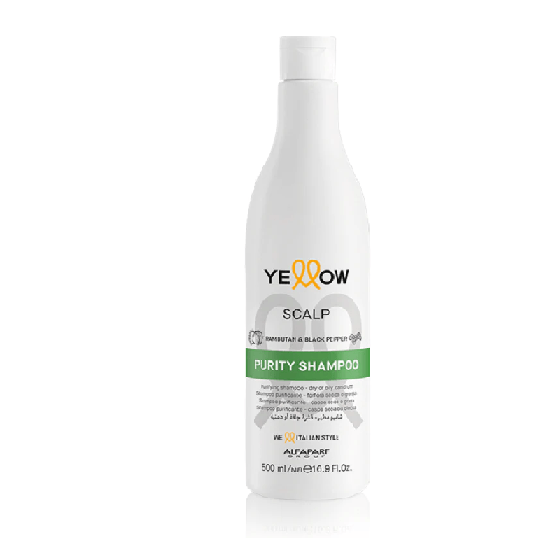 SHAMPOO YELLOW*500ML SCALP PURITY