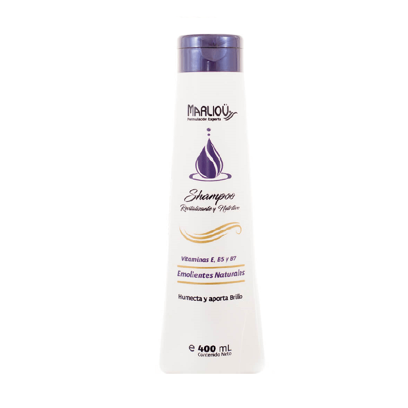 SHAMPOO MARLIOU*400ML REVITALIZANTENUTRITIVO