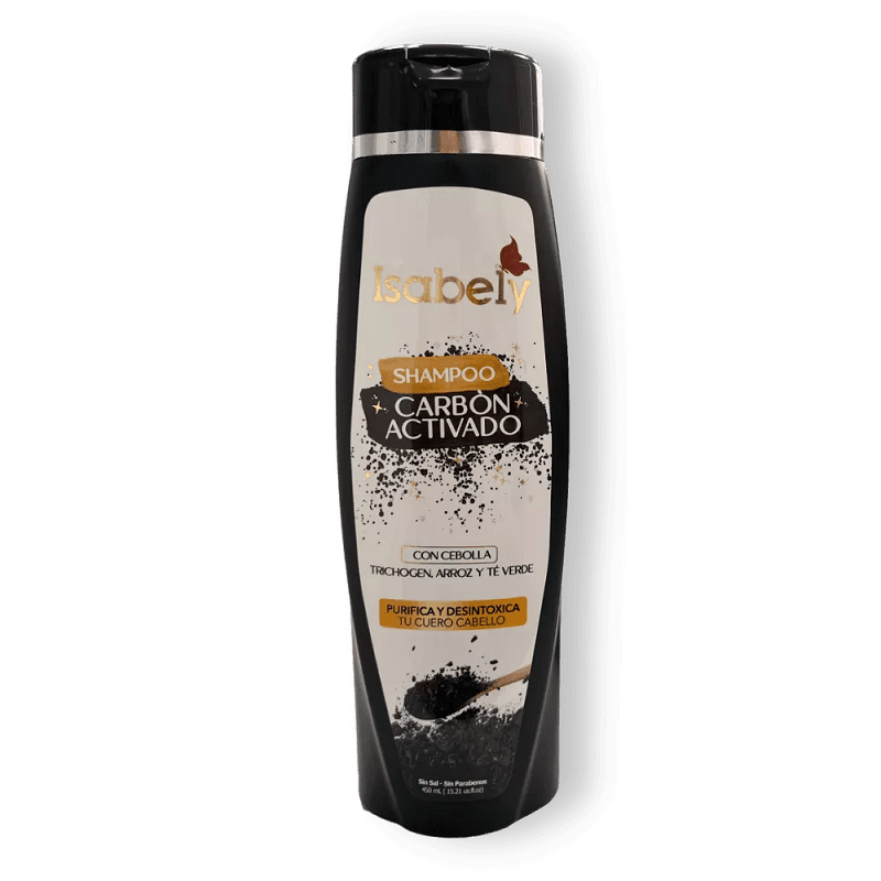 SHAMPOO ISABELLY*450ML CARBON ACTIVADOCON CEBOLLA