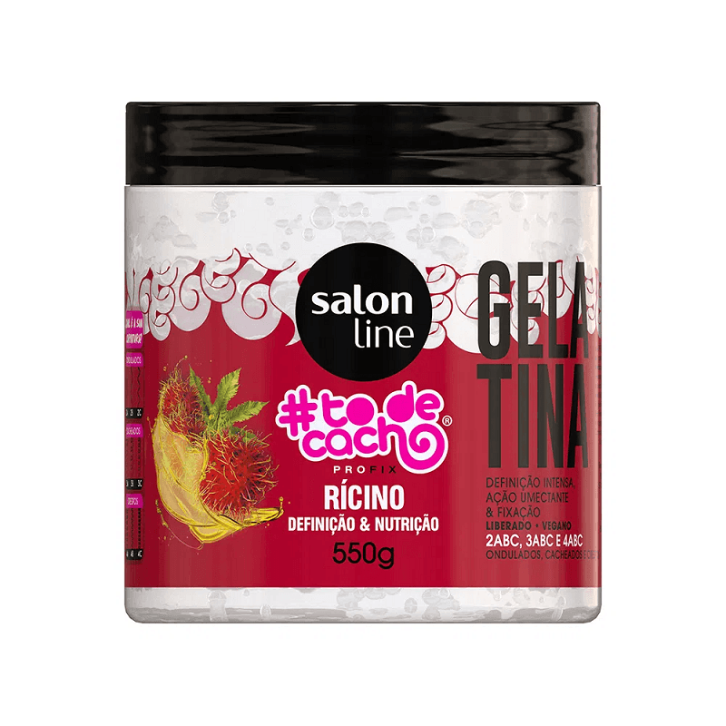 GEL SALON LINE*550G TODO CACHO RICINO