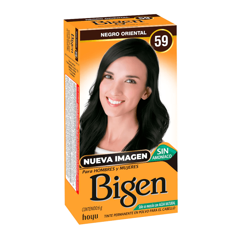 TINTE BIGEN*6G TRADICIONAL #59 NEGRO ORIENTAL