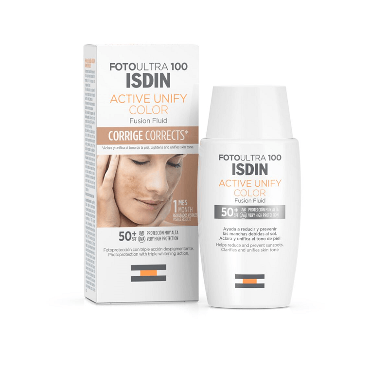 BLOQUEADOR ISDIN*50ML ACTIVE UNIFI COLOR