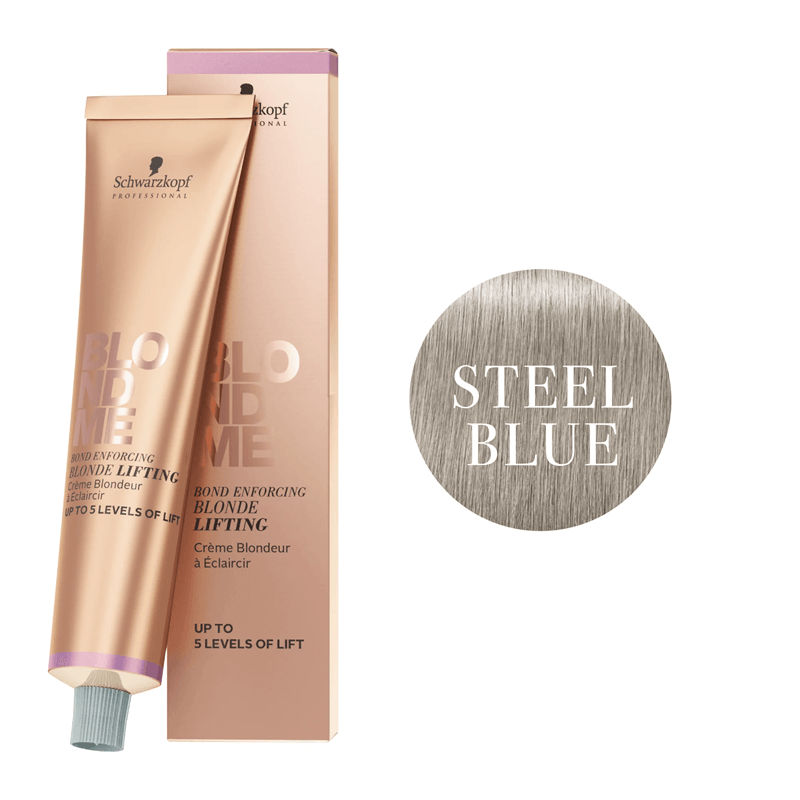 TINTE BLONDME*60ML BOND ENFORCING LIFTING STEEL BLUE
