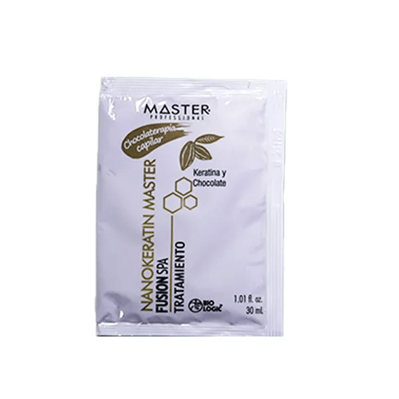 TRATAMIENTO MASTER*30ML KERATINA Y CHOCOLATE OSCURO