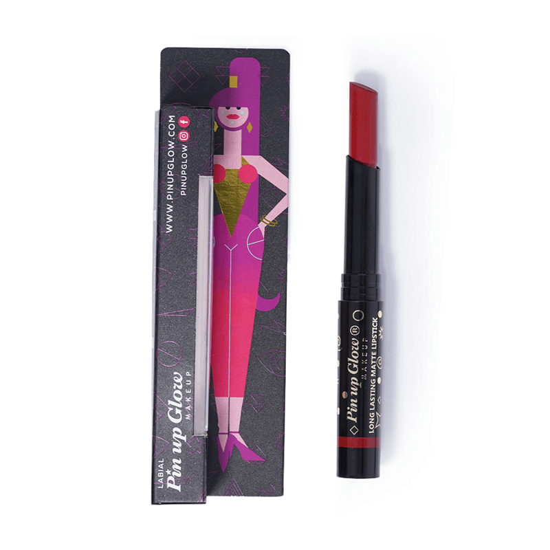 LABIAL PIN UP GLOW RETRACTIL*2G ROJO PODEROSO