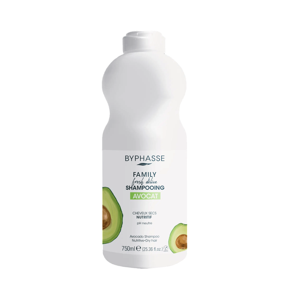 SHAMPOO BYPHASSE*750ML AGUACATE CABELLOSECO