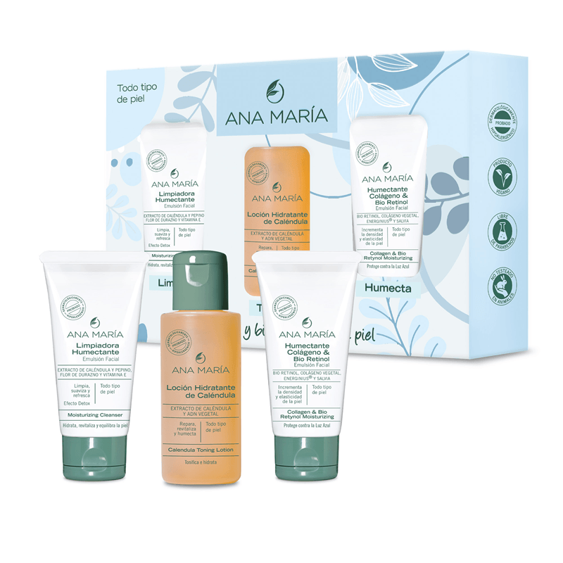KIT FACIAL ANA MARIA*3UND HIDRATACION YBIENESTAR